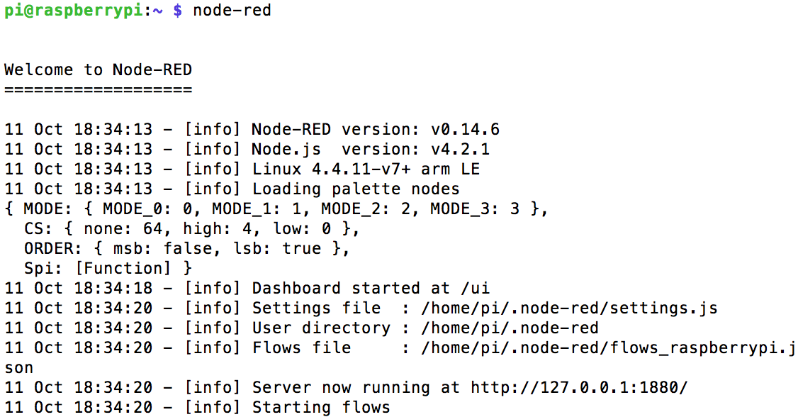 node-red sensor acquisition – Infusion Systems